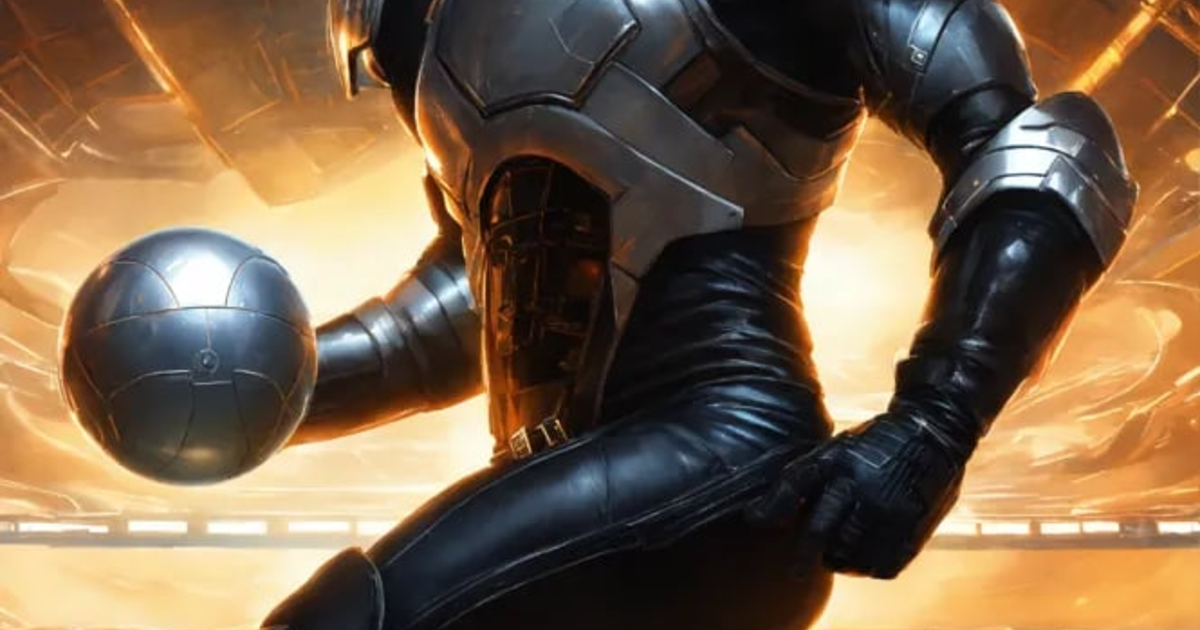 Lexica - Muscular rude male defiant Speedball scifi Player on a steel ...