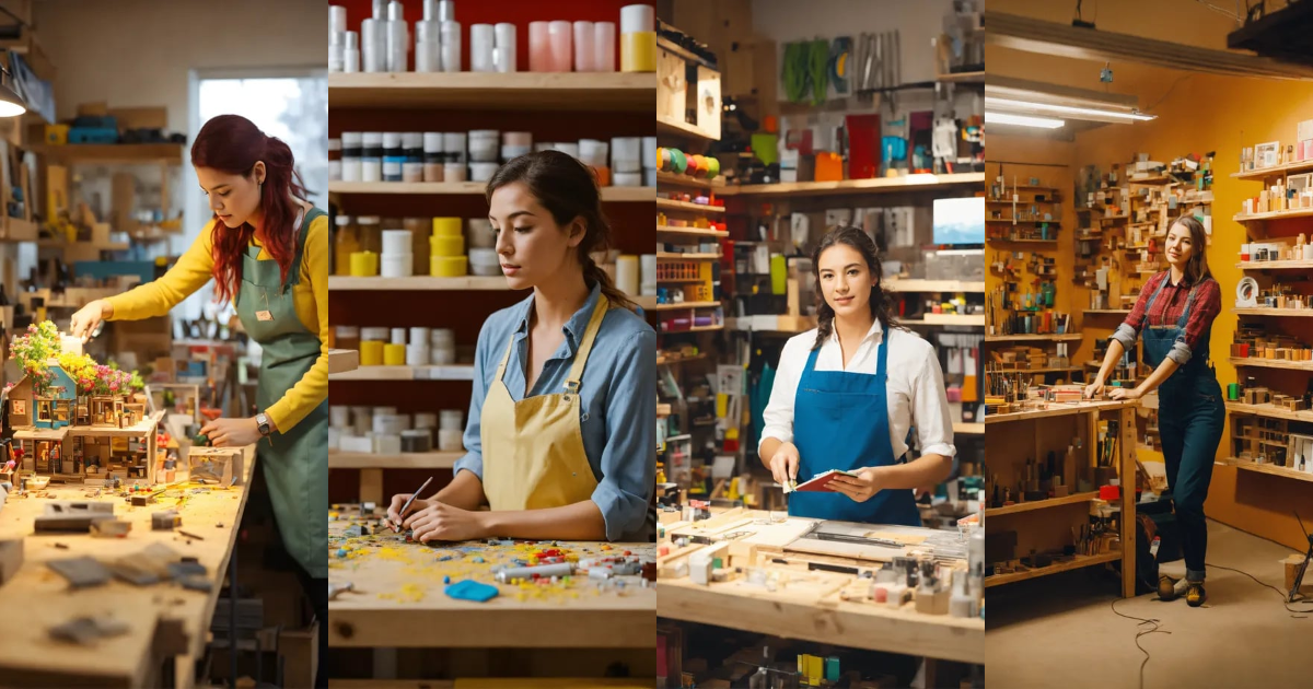 Lexica - DIY sales assistant in a 3D art DIY shop