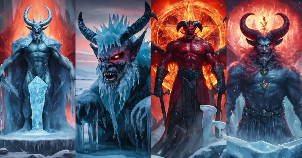 Lexica - Satan frozen in ice