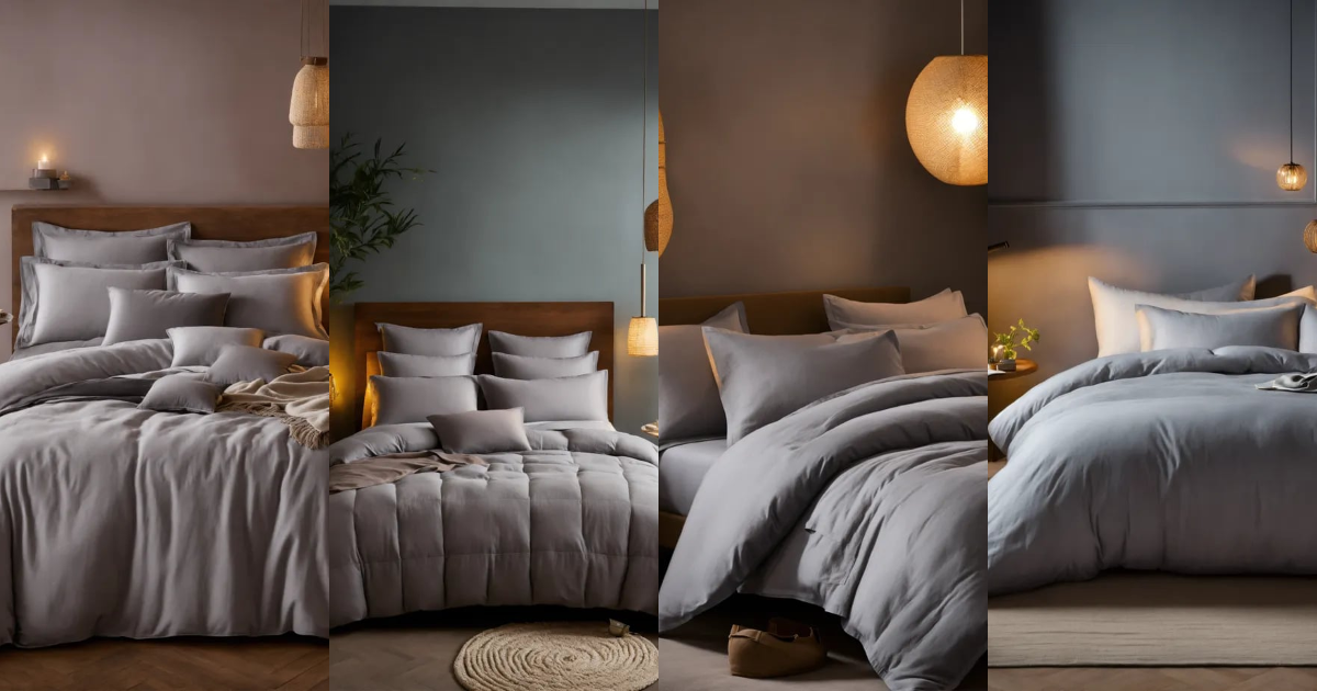 Lexica - Sustained gray, innovative touch for bedding in linen, posh ...