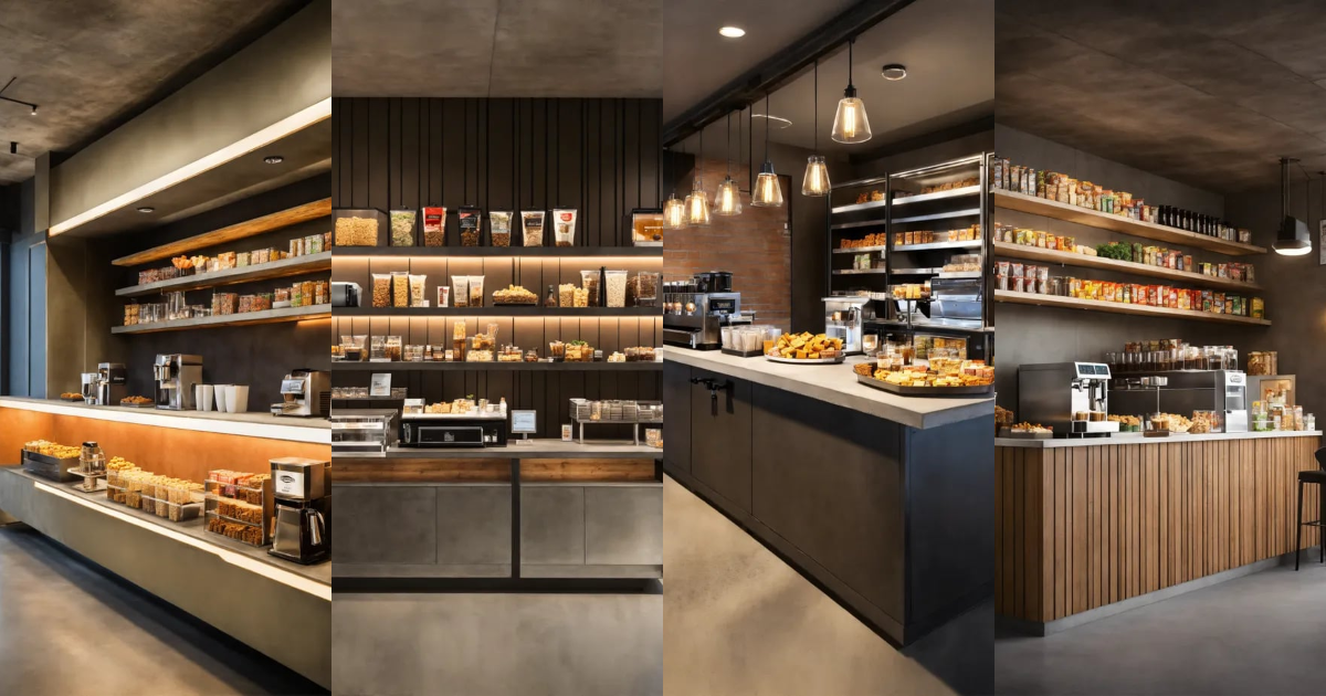 Lexica - A self serve breakroom snack bar with snacks on an easy to ...