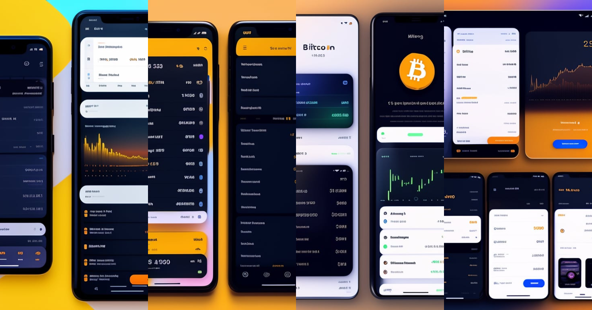 Lexica - Bitcoin wallet home screen, left is wallet navbar, top title ...