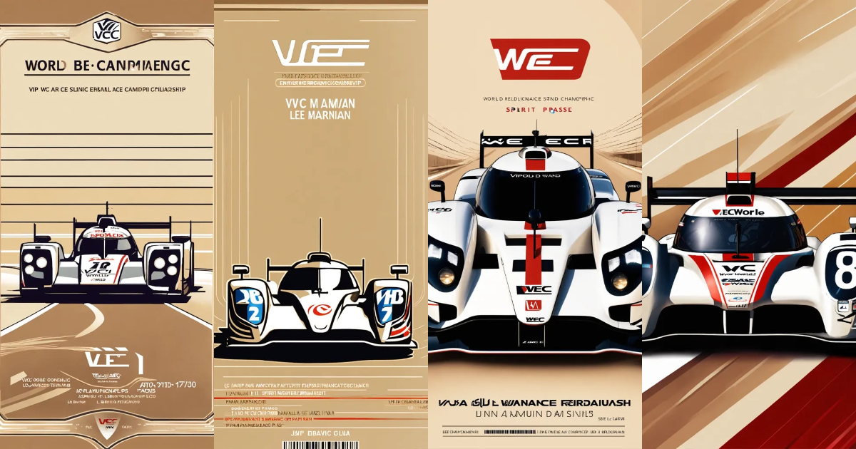 Lexica - WEC World endurance championship card VIP ID pass background ...