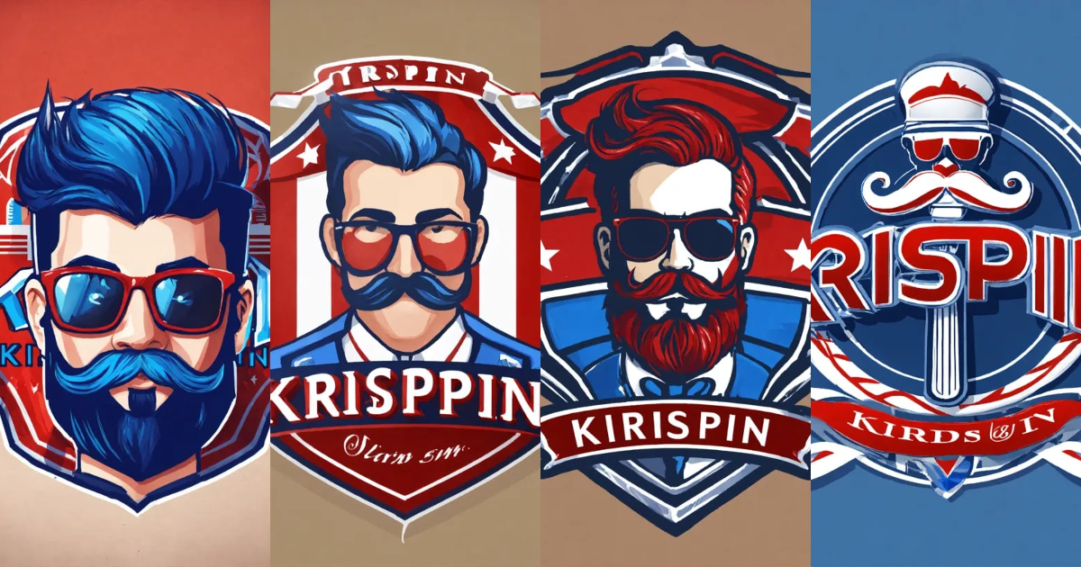 Lexica - Write word "Krispin" "Krispin" "Krispin" as a logo, headline ...