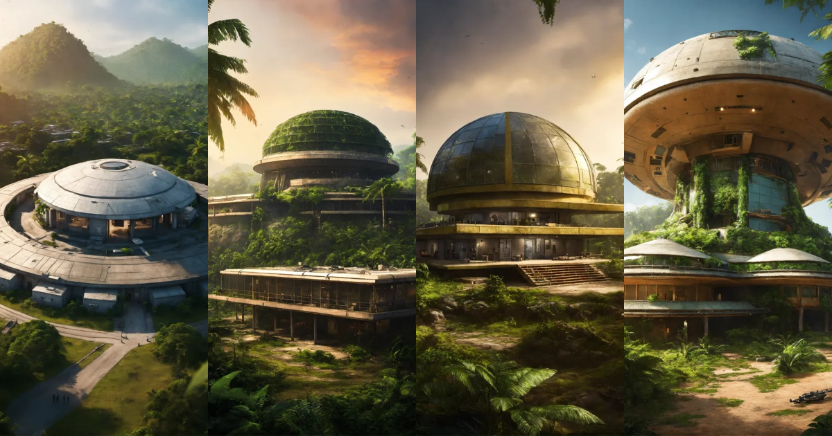 Lexica - Ultra realistic photo of a highly advanced military compound ...