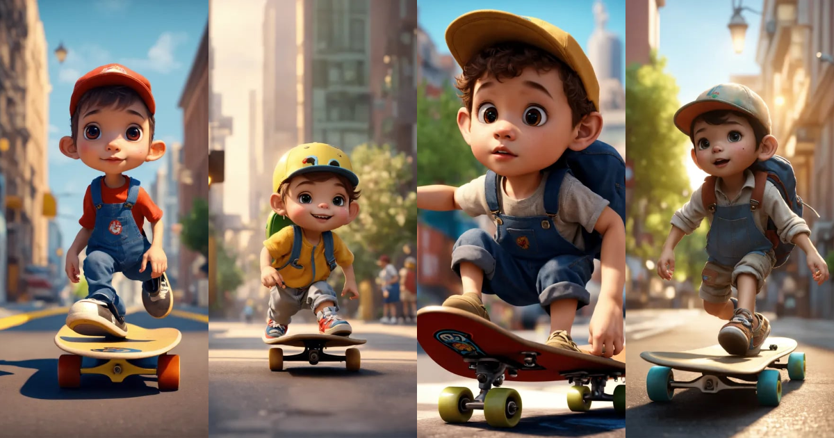 Lexica - Cute little humanoid earthman, dressed with dungarees, shoes ...