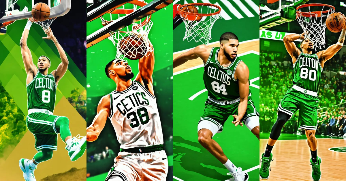 Lexica - Create a digital art image capturing Boston Celtics player ...