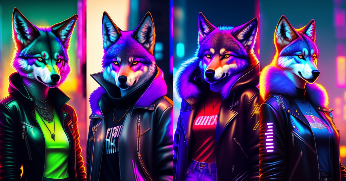 Lexica - Beautiful furry art portrait commission of a androgynous furry ...