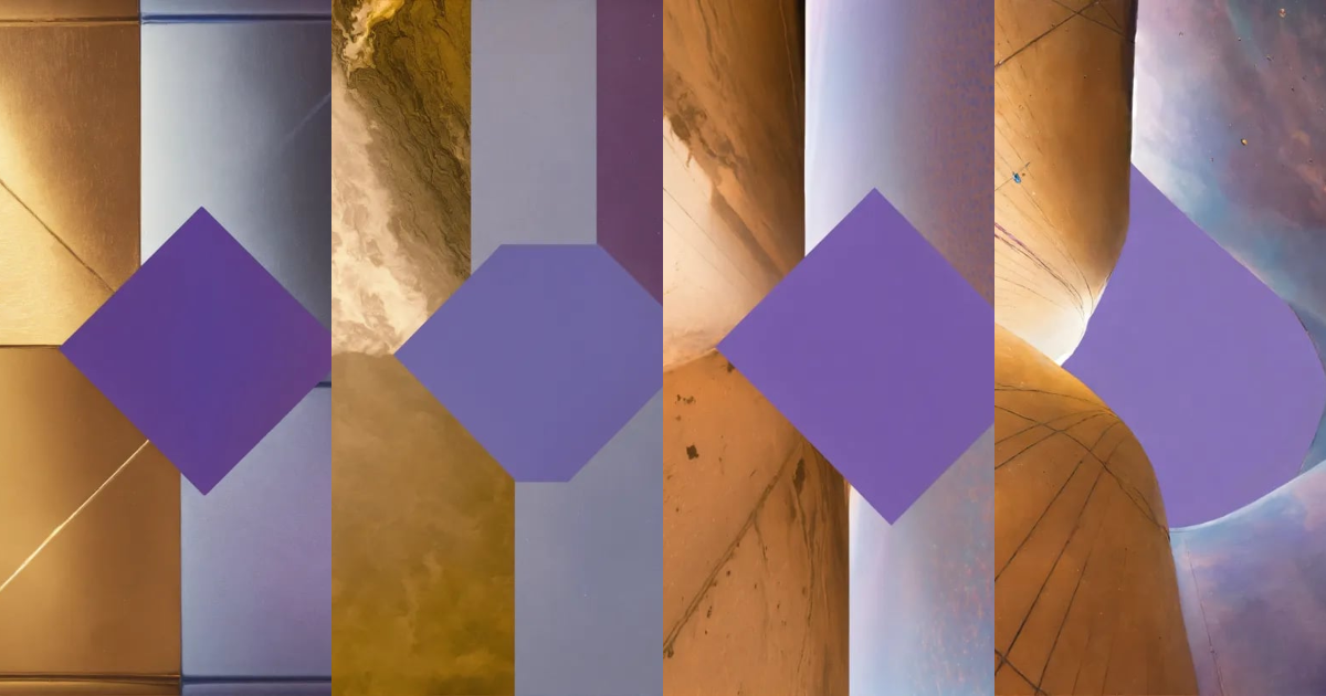 Lexica - Tips for an electric blue and purple album cover