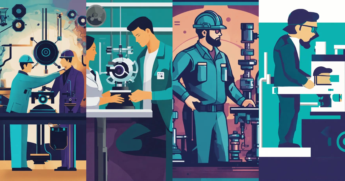 Lexica - A vector icon that represents an engineer supporting each ...