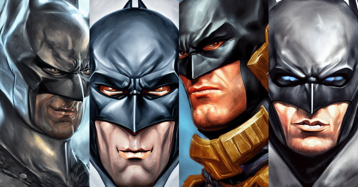 Lexica - Digital painting of a batman warrior by filipe pagliuso and ...