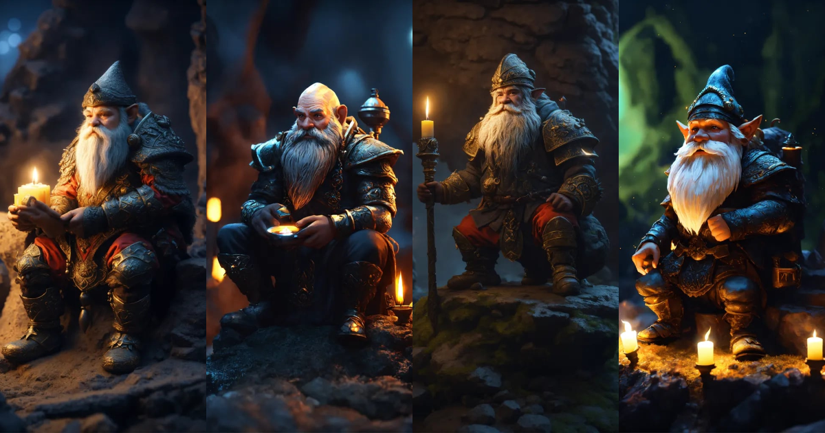 Lexica - A small dwarf like being, dwarf creature with long beard ...