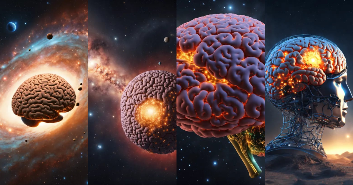 Lexica - Activated brain is the center of universe as comet ...