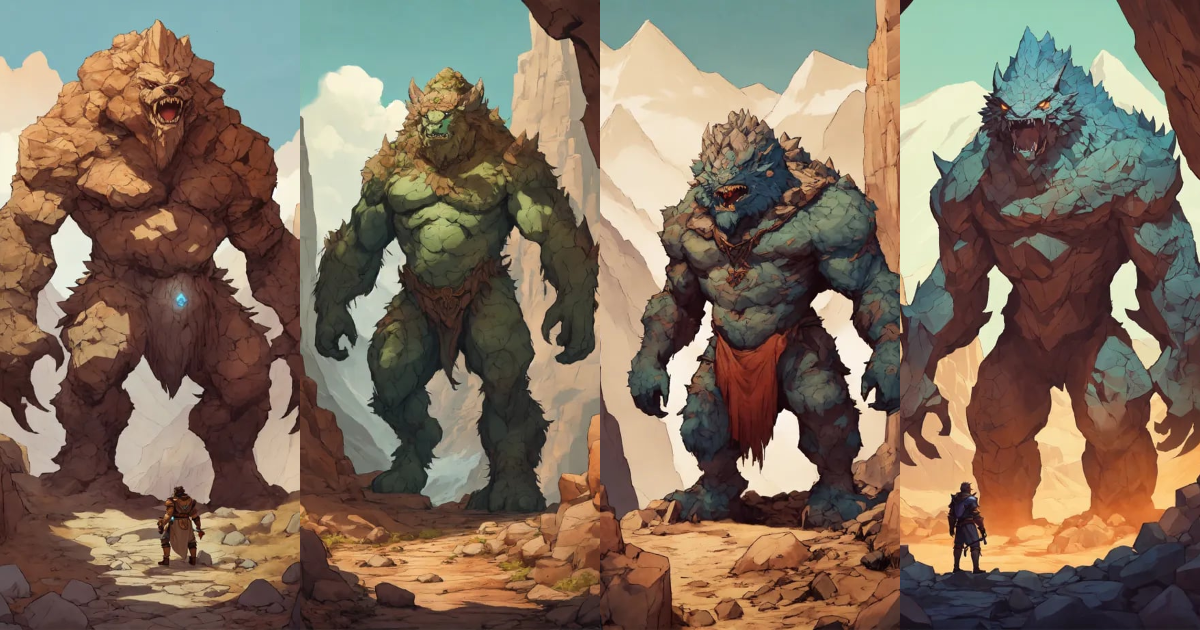 Lexica - A fantasy good monster that is a guardian of the mountains ...