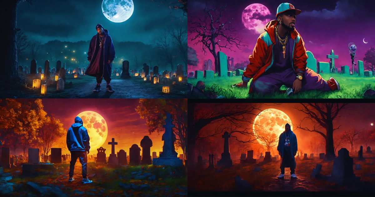 Lexica - A funky rapper is dropping dope rhymes in a haunted graveyard ...