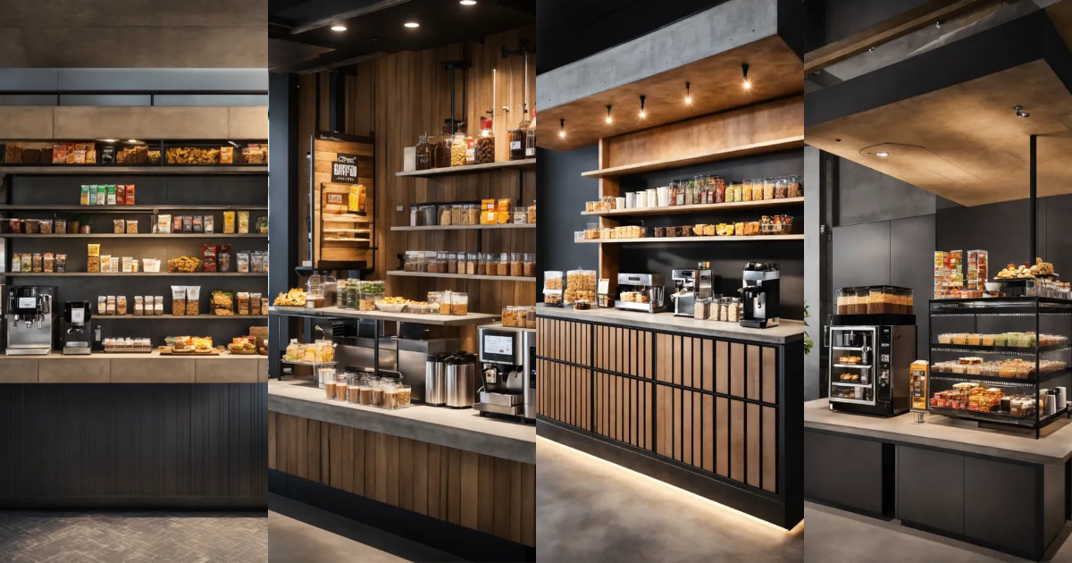 Lexica - A self serve food station with snacks on an easy to reach ...