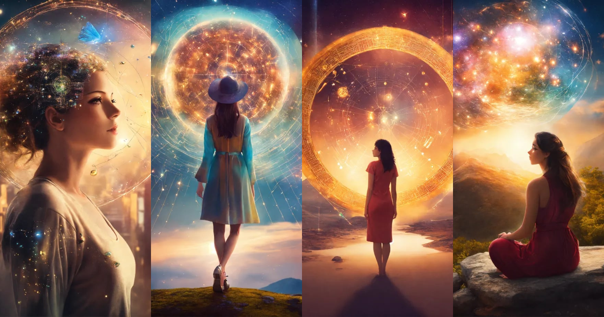 Lexica - A Woman Visualizing the Future Full of New Possibilities After ...