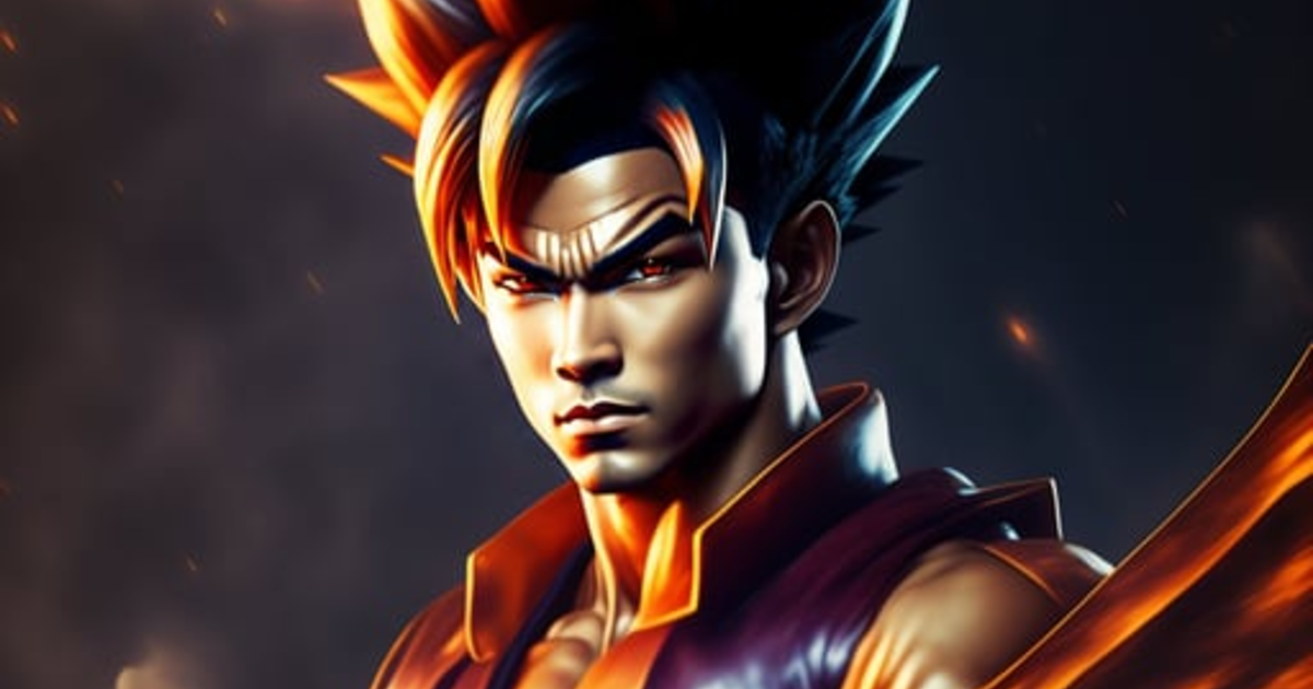 Lexica - Goku 1920s style, futuristic, 8k resolution, hyper realistic