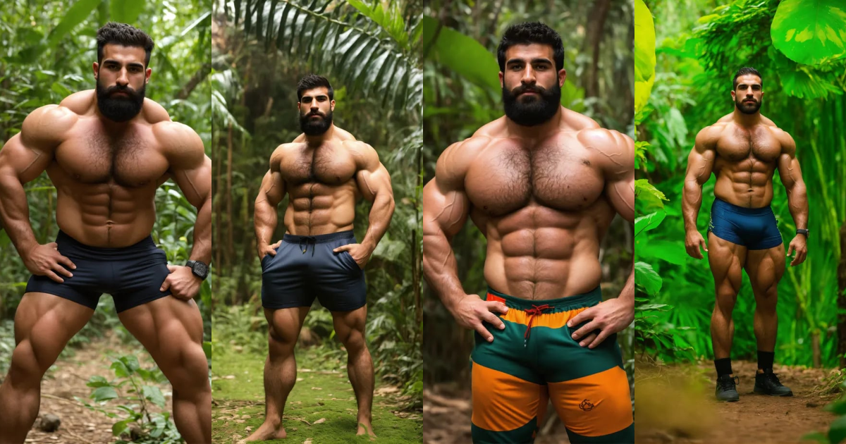 Lexica - 30-year-old man with big muscles, big bodybuilder, Iranian ...
