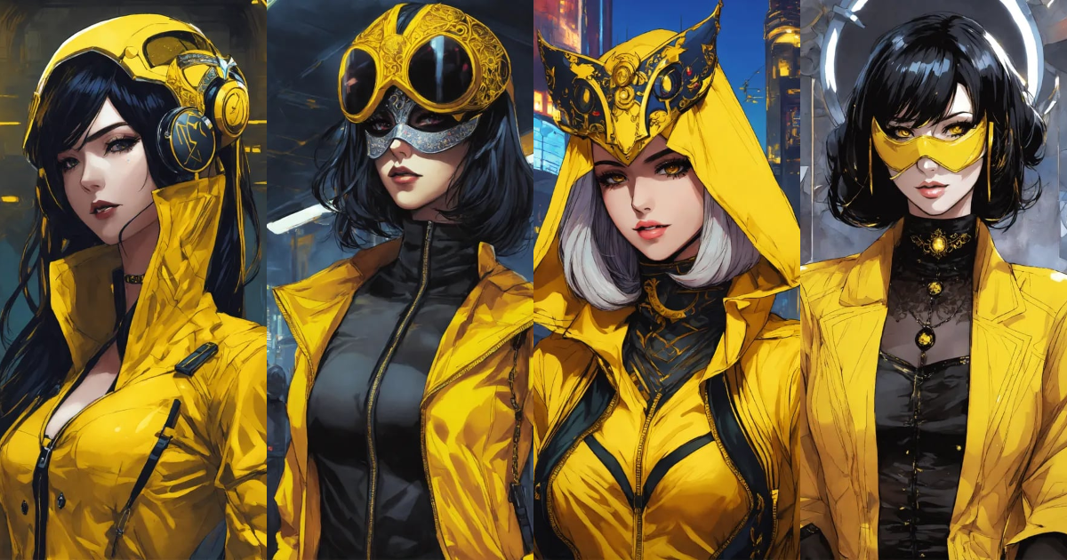 Lexica - Mecca female, futuristic, comic of a goth Female with ...