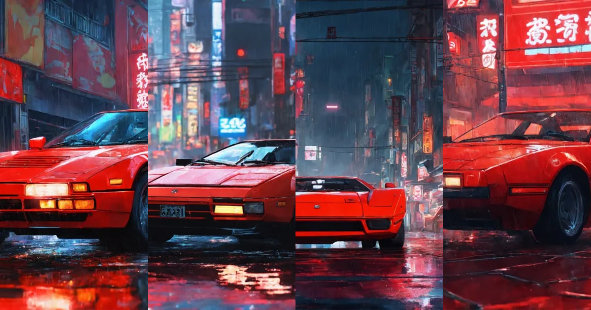 Lexica - Anime art of Akira, detailed scene, red, perfect face ...