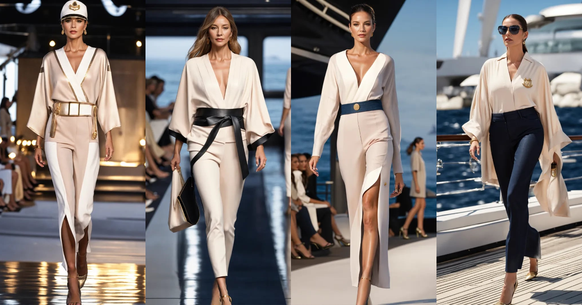 Lexica - 3d realistic photo of female captain walking runway during ...