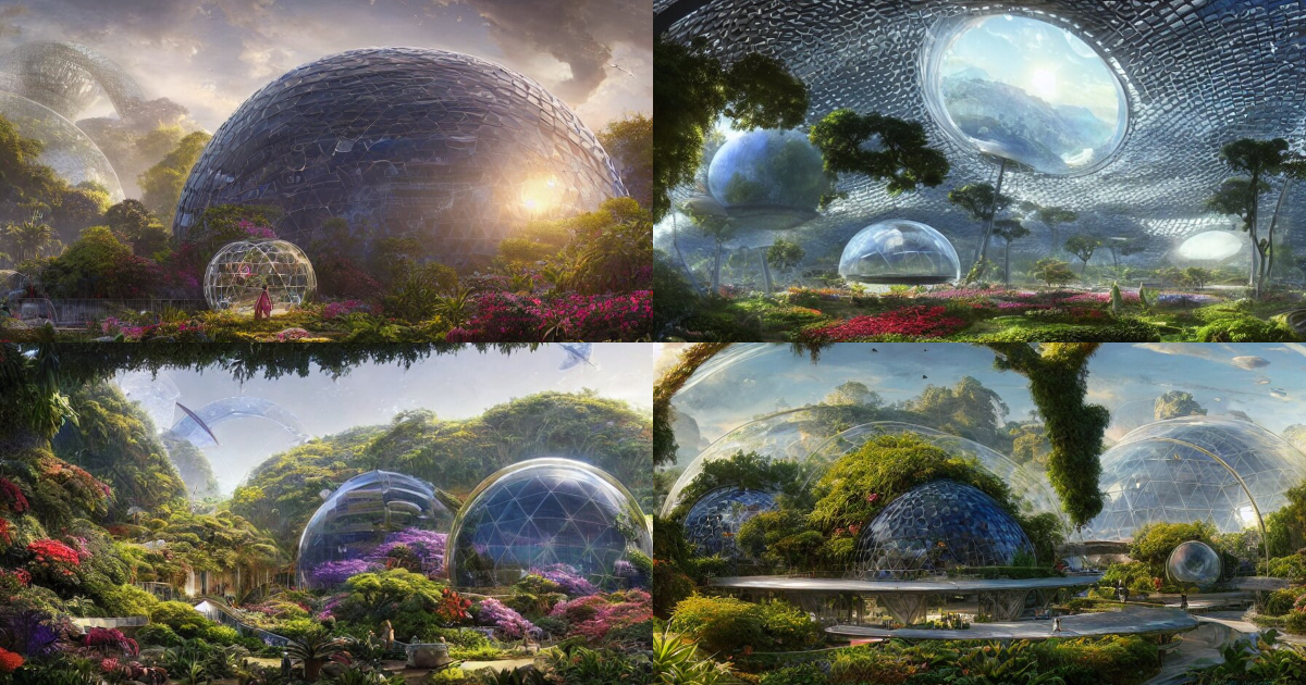 Lexica - Highly detailed digital matte painting of beautiful gardens ...