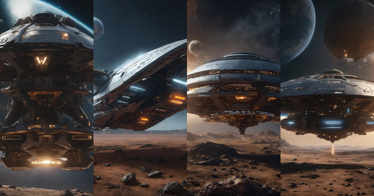 Lexica - Ultra futuristic starship Designed by 8k resolution ,hyper ...