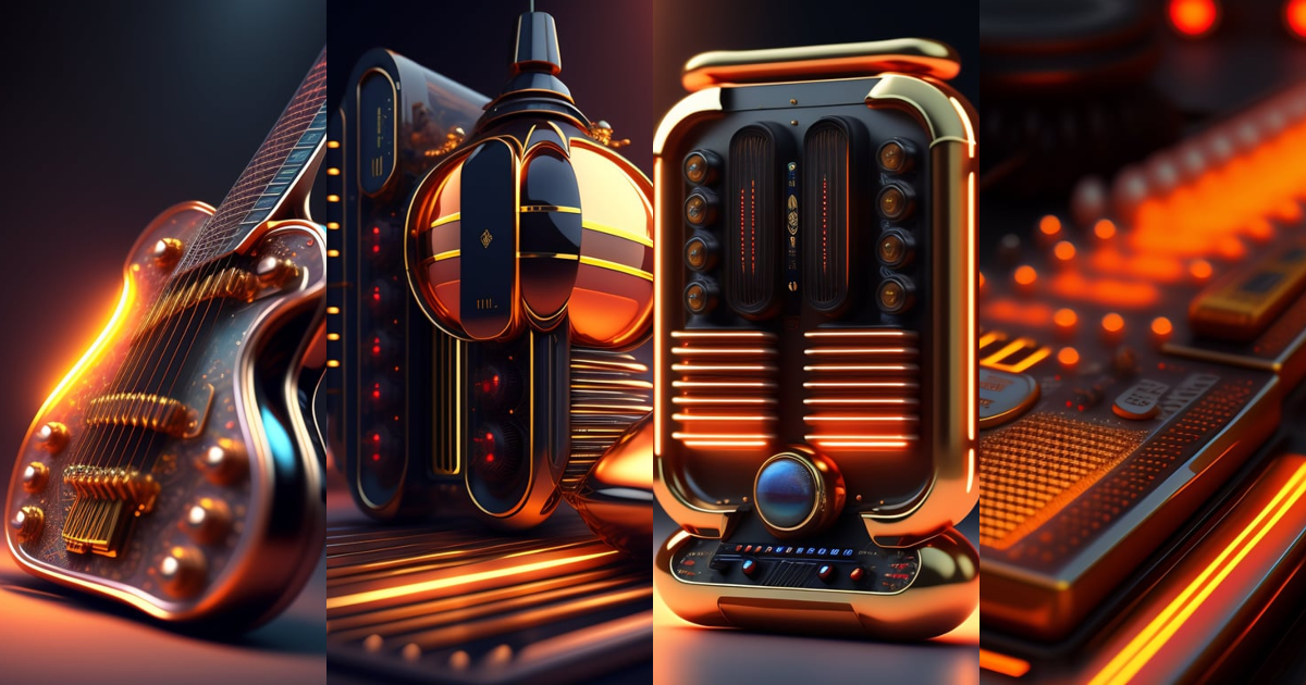 Lexica - Retro futuristic electronic music instruments , fine art ...