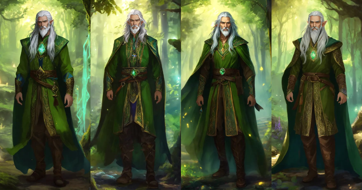 Lexica - Tuclis is a wise and enigmatic elf mage in a fantasy world. He ...