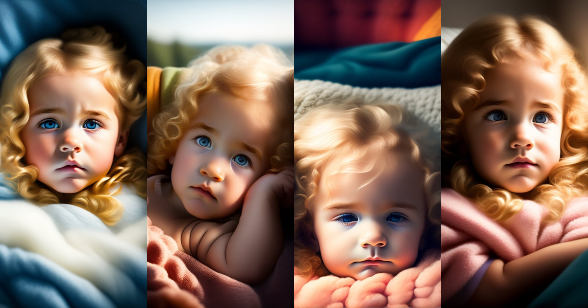 Lexica - Goldilocks waking up from a nap
