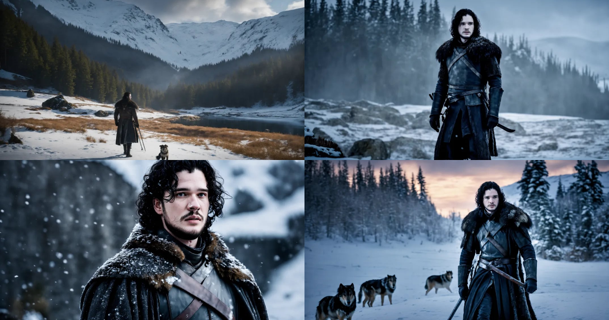 Lexica - Produce images of Jon Snow in cold and winter environment ...