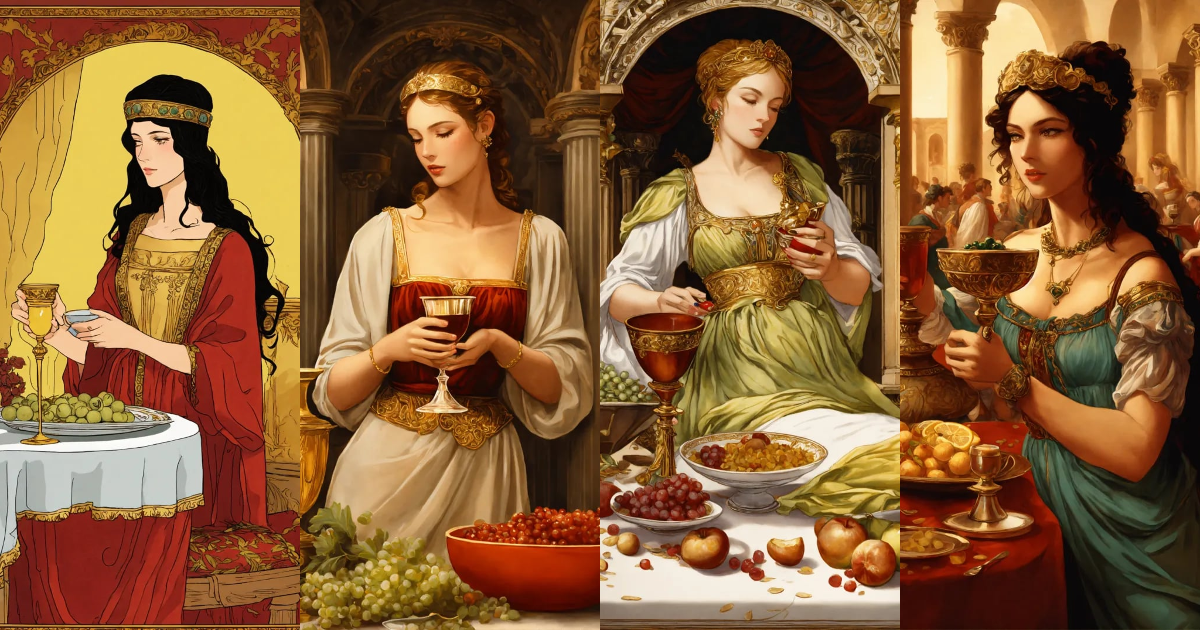 Lexica - A renaissance-style illustration of a powerful Roman woman ...