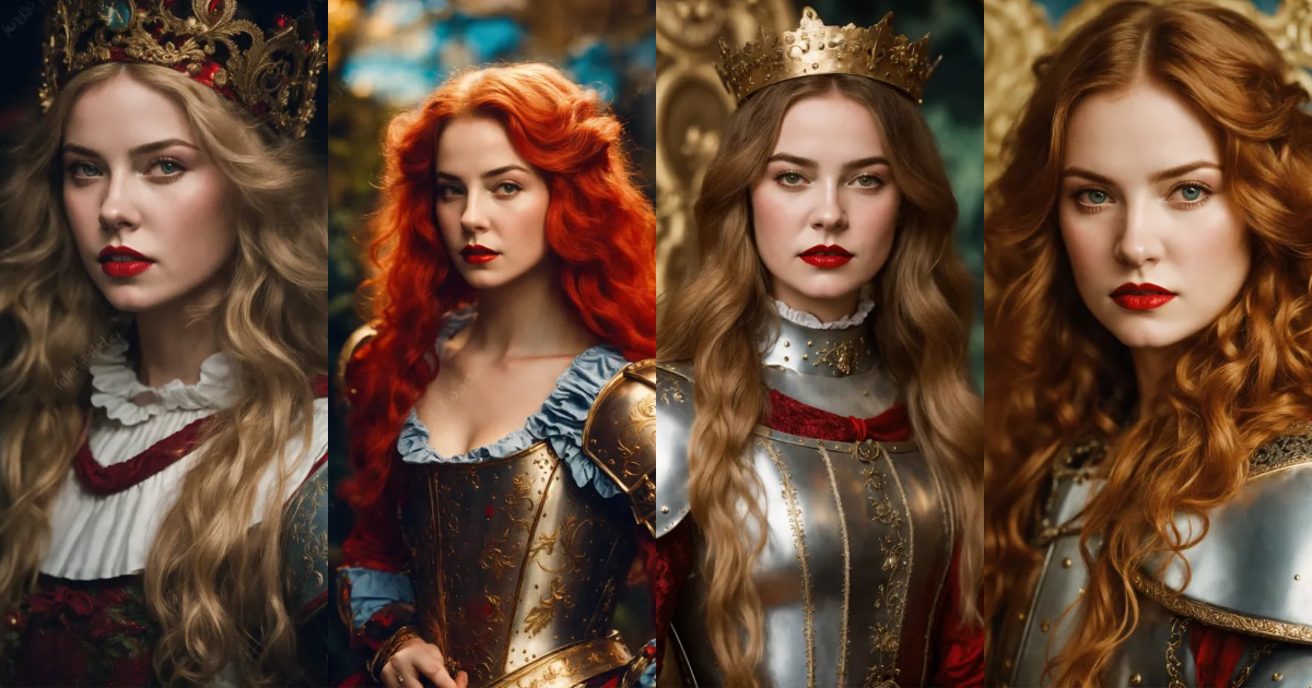 Lexica - Photo quality portrait of Alice in Wonderland as a mediaeval ...