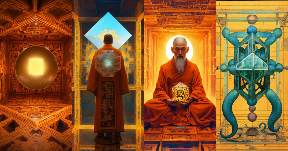 Lexica - Taoist monk octopus tesseract body fractal three point ...