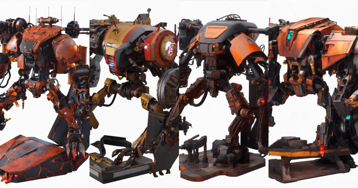 Lexica - Full body shot of a realistic android behemoth with ...