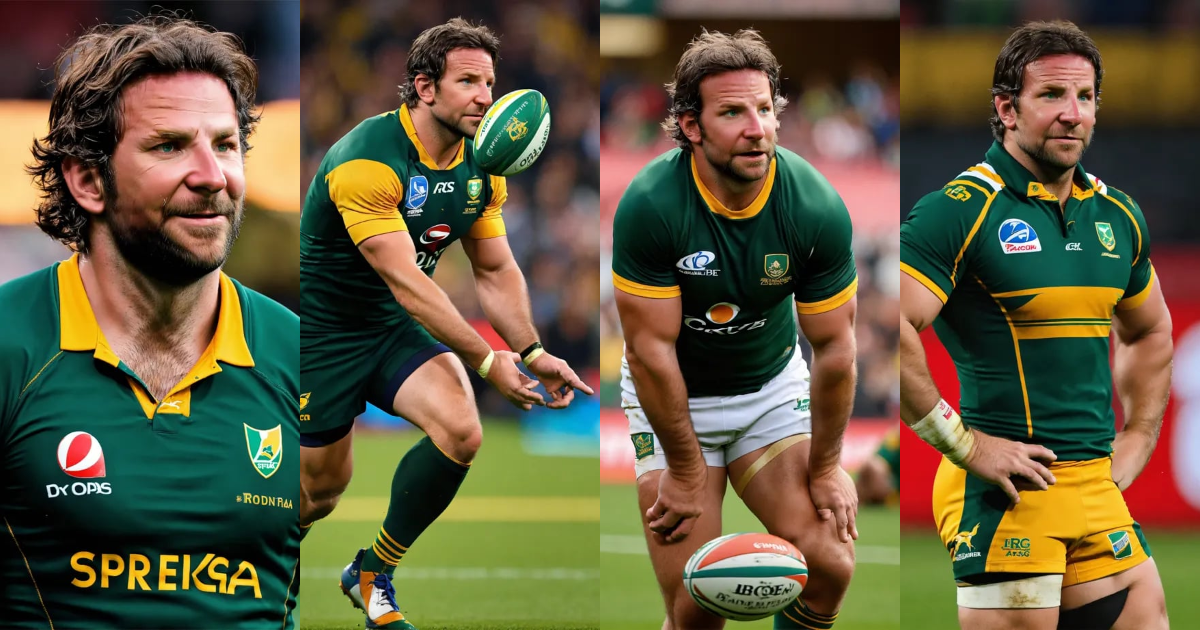 Lexica - Bradley Cooper playing rugby for the South Africa Springboks ...