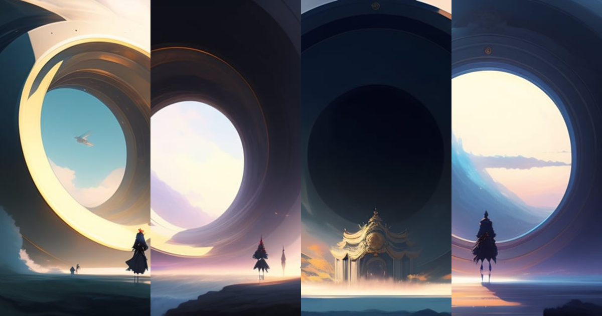 Lexica - Abyss,Magic Circle,machine, panoramic,perfect art, trending on ...