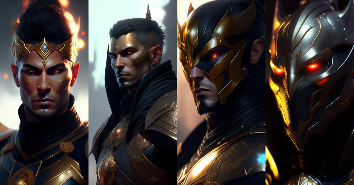 Lexica - Human mutant demon face, armor clothing sci fi fantasy ...