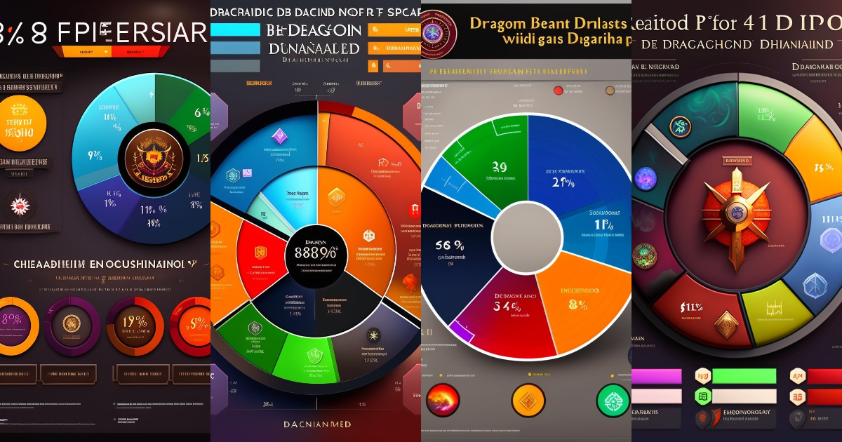 Lexica - DnD inspired pie chart which shows 8% for dragon, 30% for ...