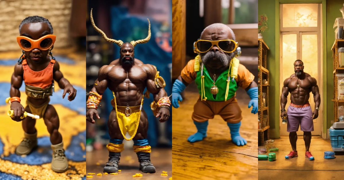 Lexica - 1 inch Bug size Shrunk tiny shrinking micro Rapper fairy toy ...