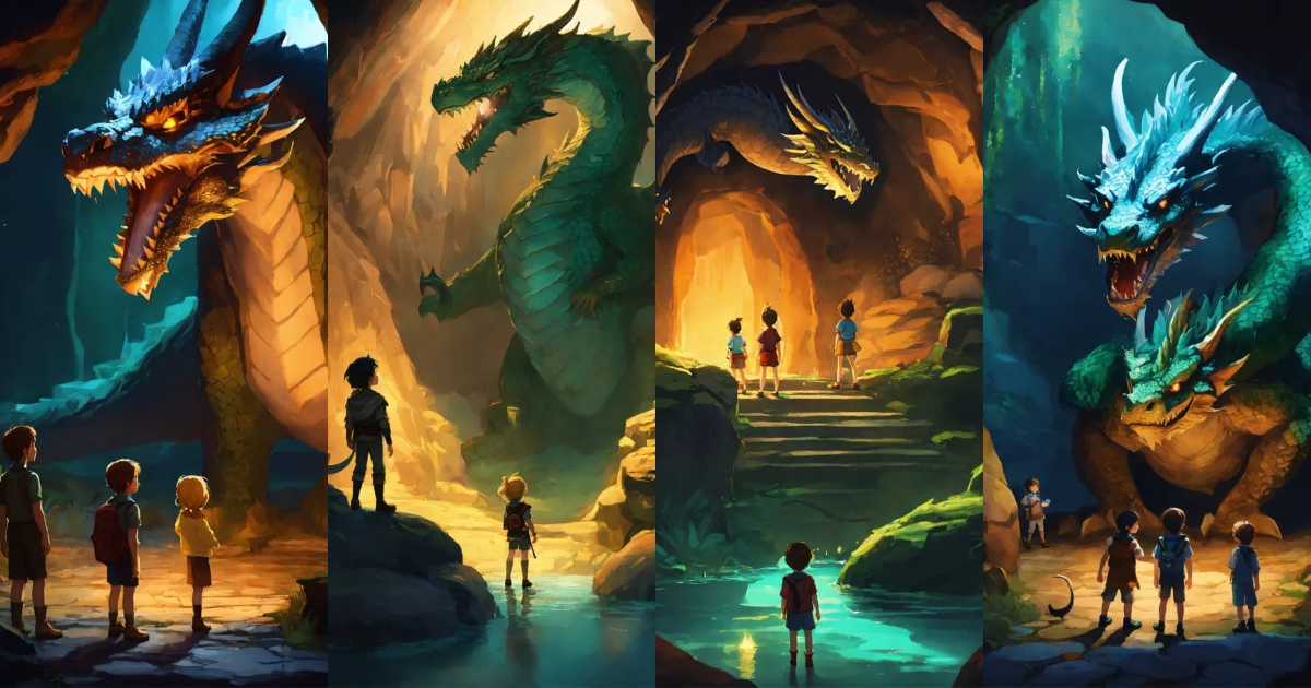 Lexica - An draw for tale, time of legends, showing the children ...