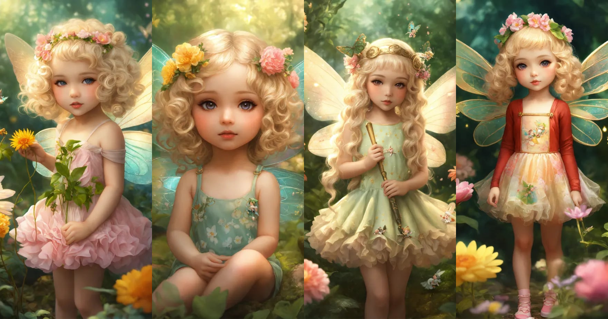 Lexica - Portrait and shot full body of a very cute glad fairy chibi ...