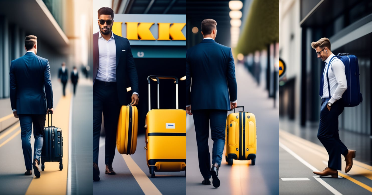 Lexica - Use the IKEA instruction booklet style, a business guy drag ...