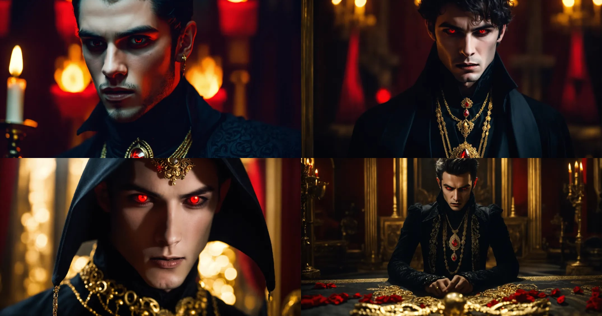 Lexica - Sinister and dramatic picture of a young handsome French ...