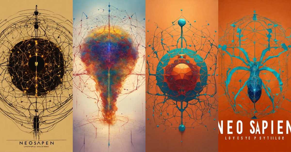 Lexica - Neo Sapien lifestyle clothing line logo based on neuronal ...