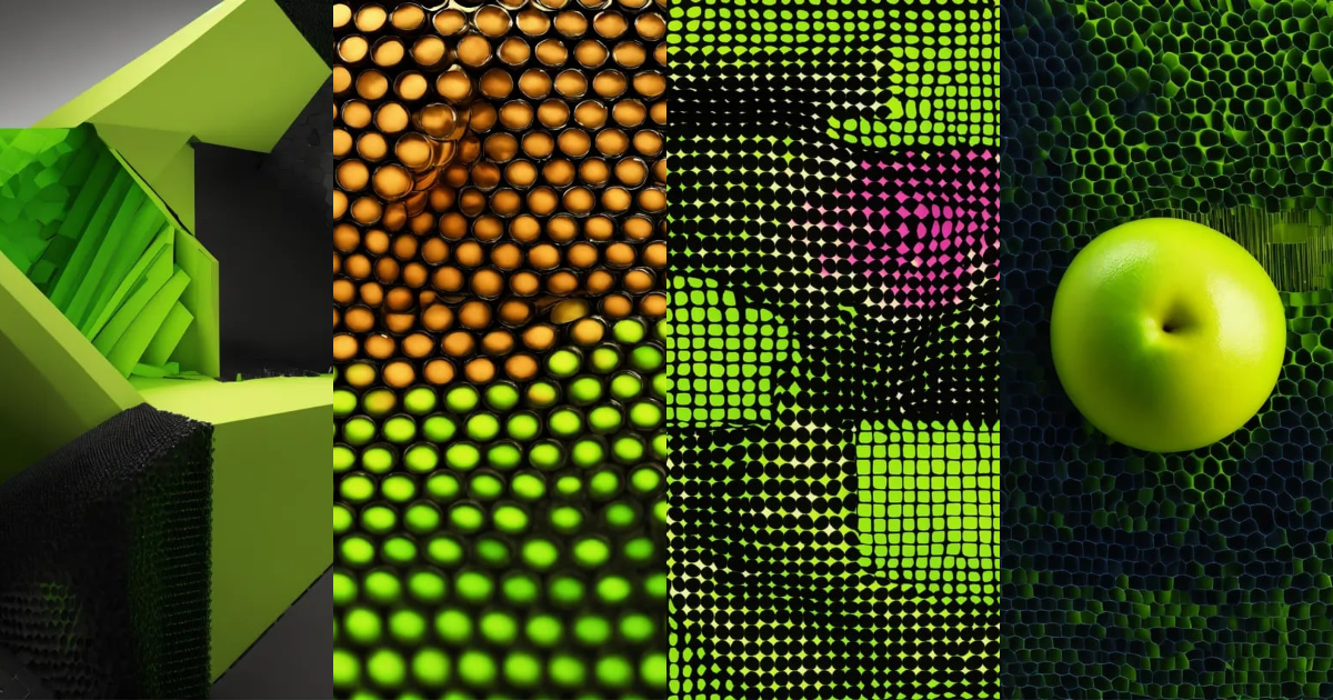 Lexica - Create an extreme 3D abstract design. Use an AI tool to ...