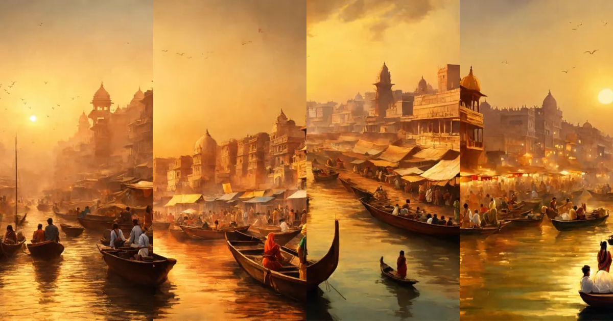 Lexica - Varanasi during ancient time when Varanasi main market was ...