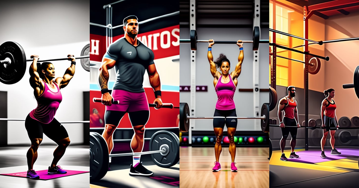 Lexica - Dibujo animado Crossfit