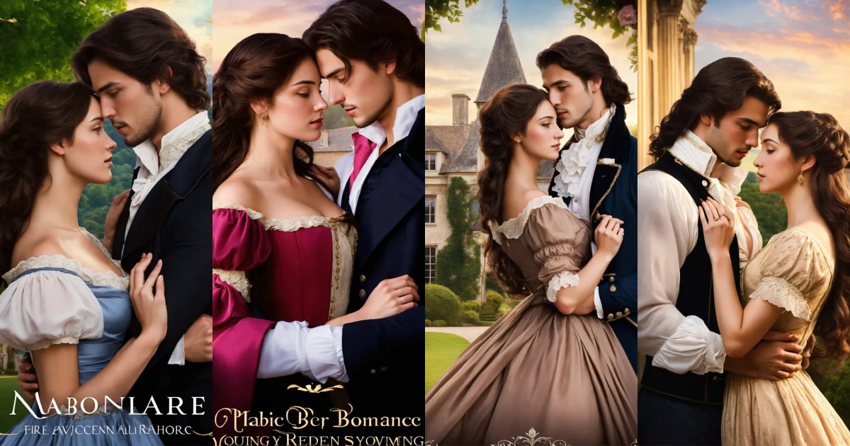 Lexica - Regency romance cover, young attractive regency woman with ...